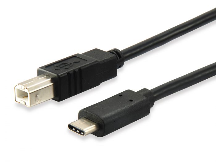 Equip USB 2.0 Type-C to Type B 1m Cable - DC3 Distribution