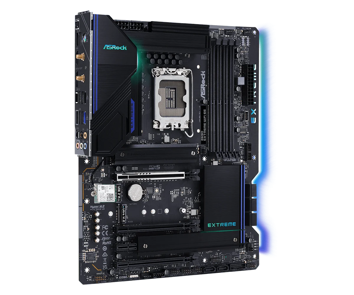 Asrock Z690 Extreme WIFI 6E ATX Motherboard - DC3 Distribution
