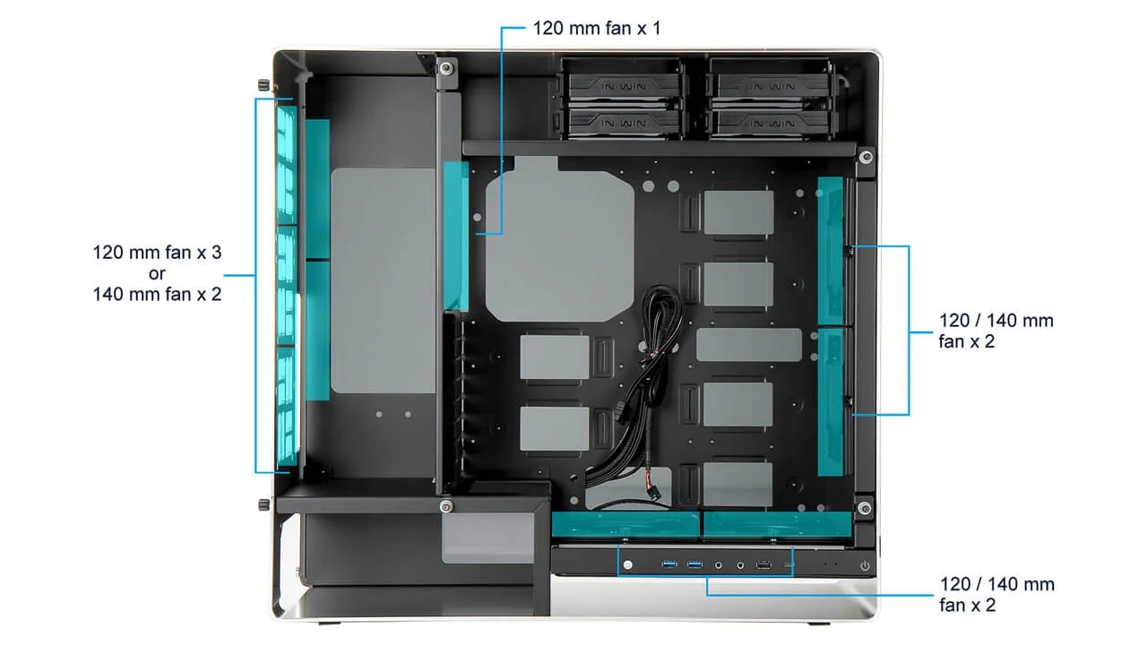InWin 909 Black - DC3 Online Computer Store