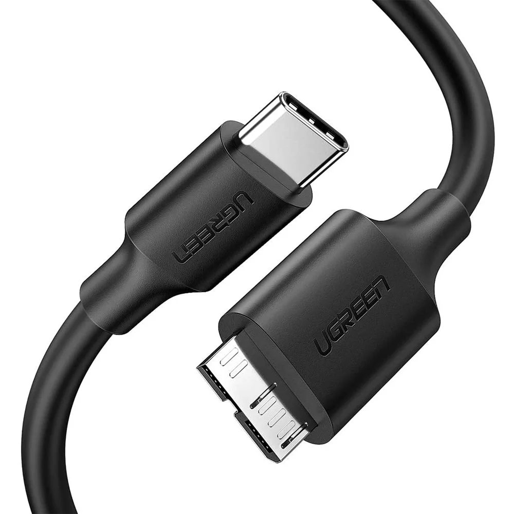 UGreen Micro B USB 3.0 To USB-C 1m Black - DC3 Online Computer Store
