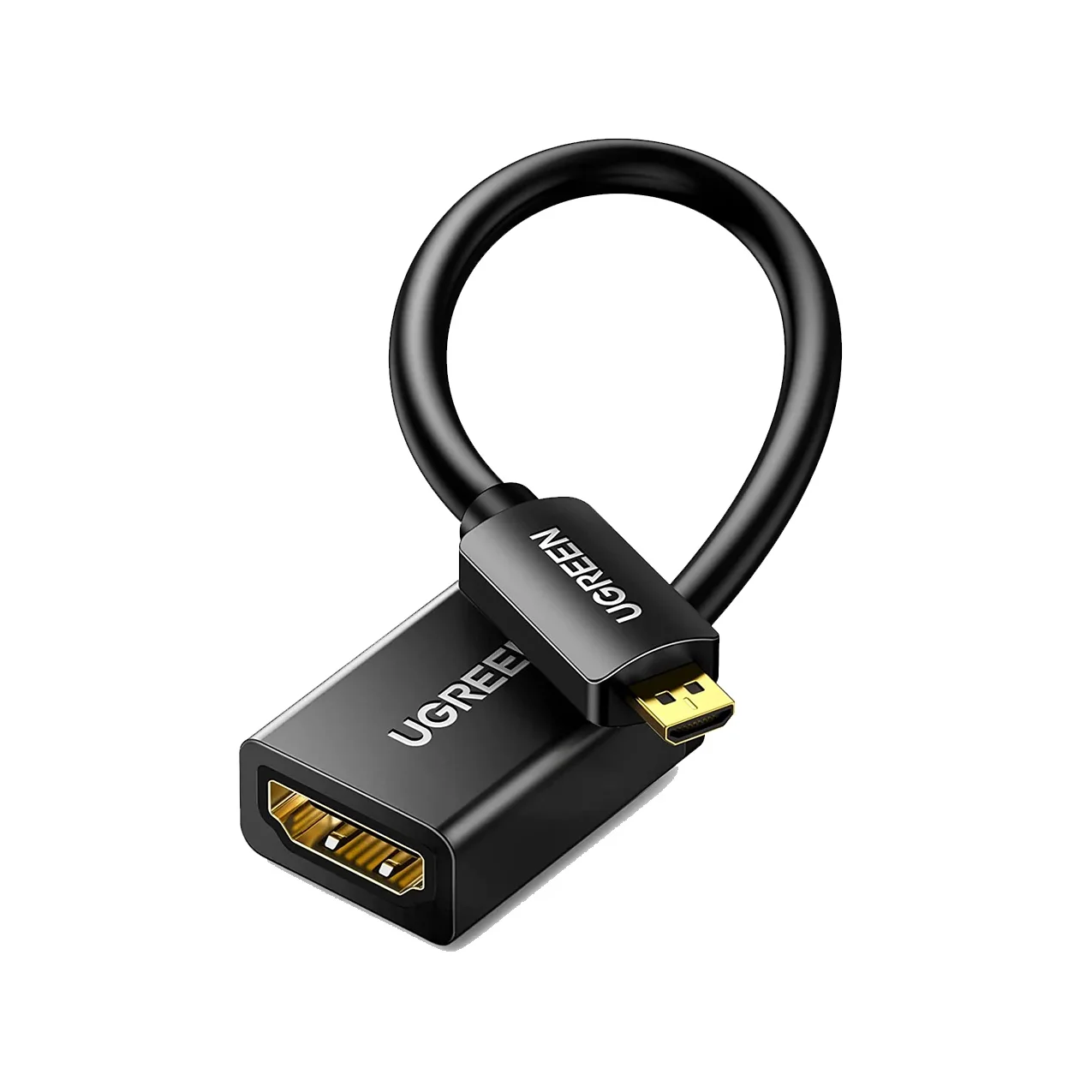 UGreen Micro HDMI To HDMI F 4K@60hz Adapter Black - DC3 Distribution